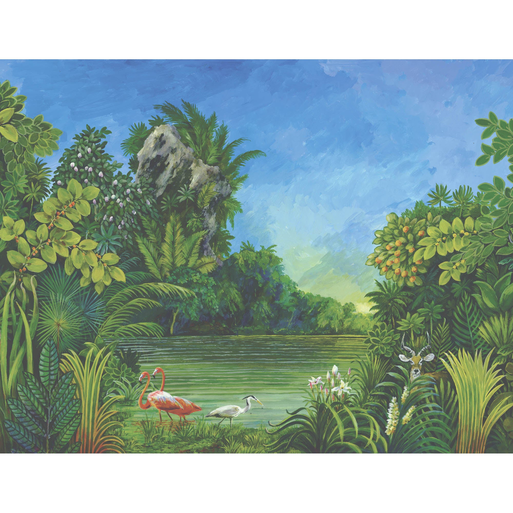 Wonderland Ready Made Mural By Woodchip & Magnolia