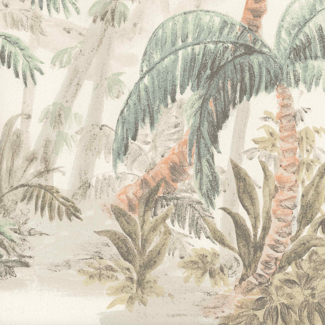 Rio Spring Bloom Mural Wallpaper – Botanical, Tropical, Paste-the-Wall ...