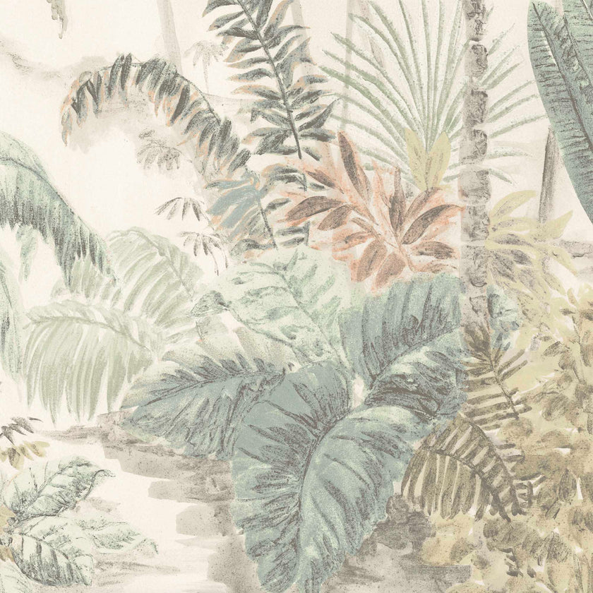 Rio Spring Bloom Mural Wallpaper – Botanical, Tropical, Paste-the-Wall ...