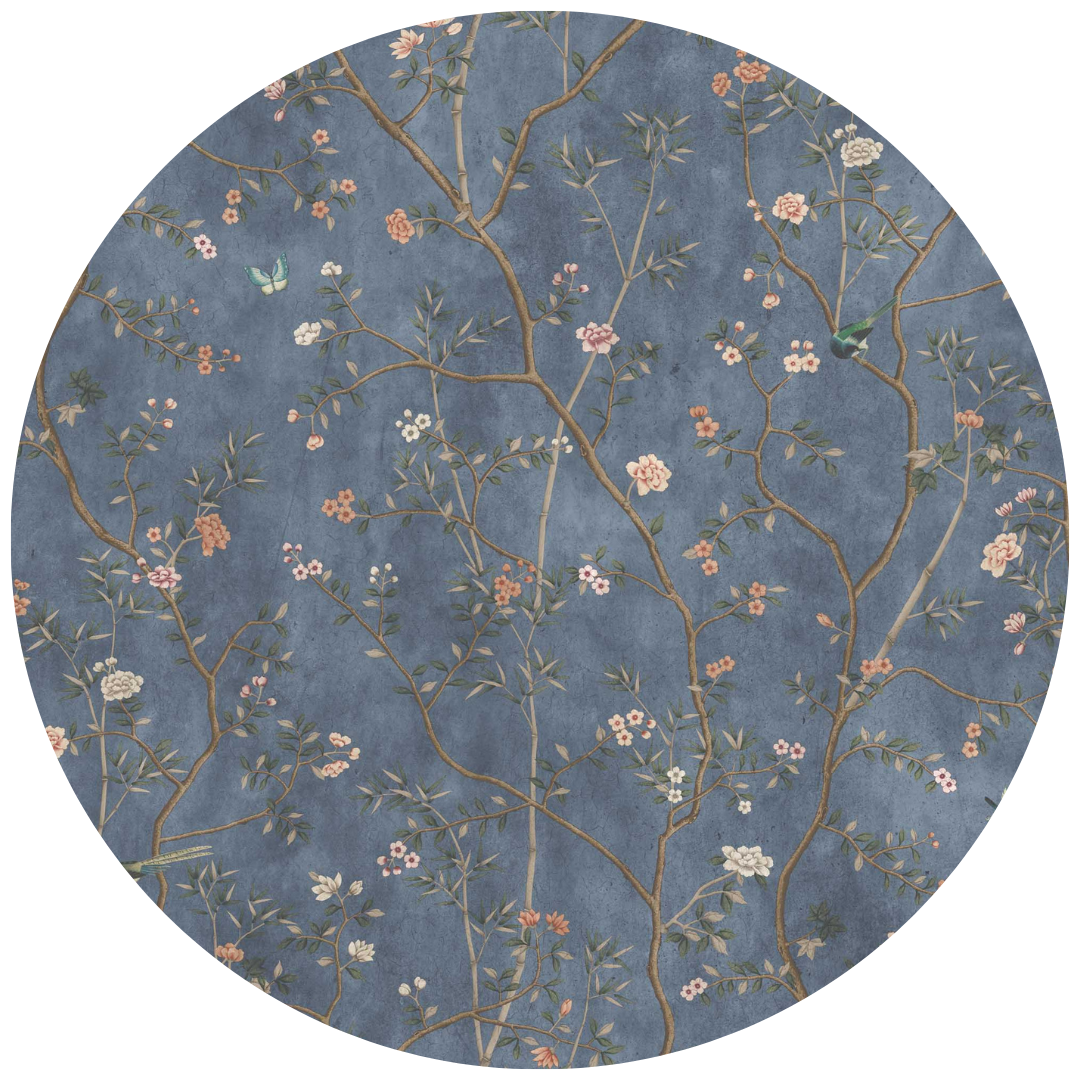 Onism Midnight Blue Velvet Fabric By Woodchip & Magnolia