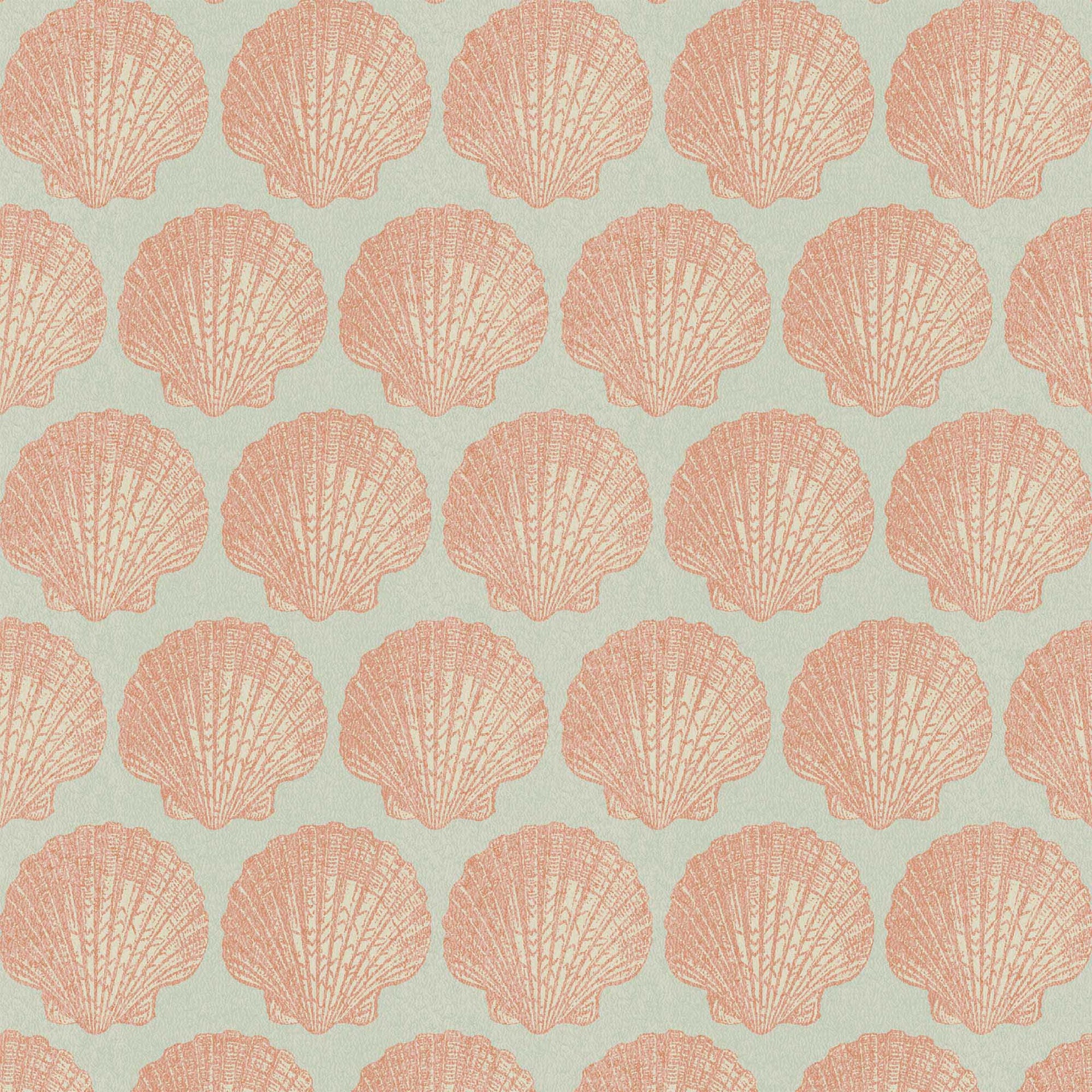 Coral Chevron Anchor Wallpaper