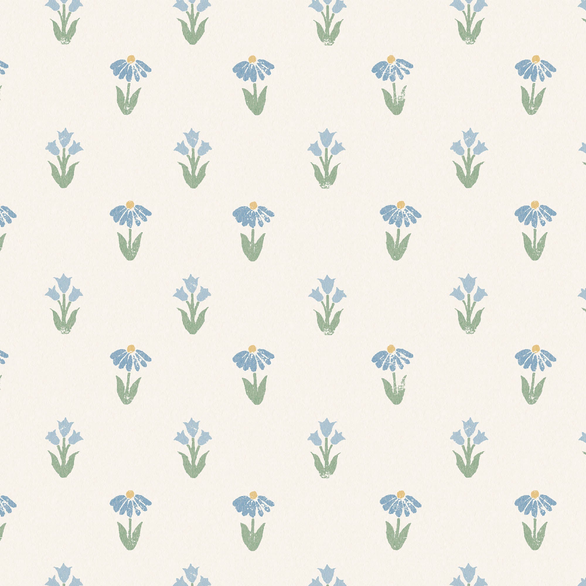 Lydia Cornflower Wallpaper by Woodchip & Magnolia