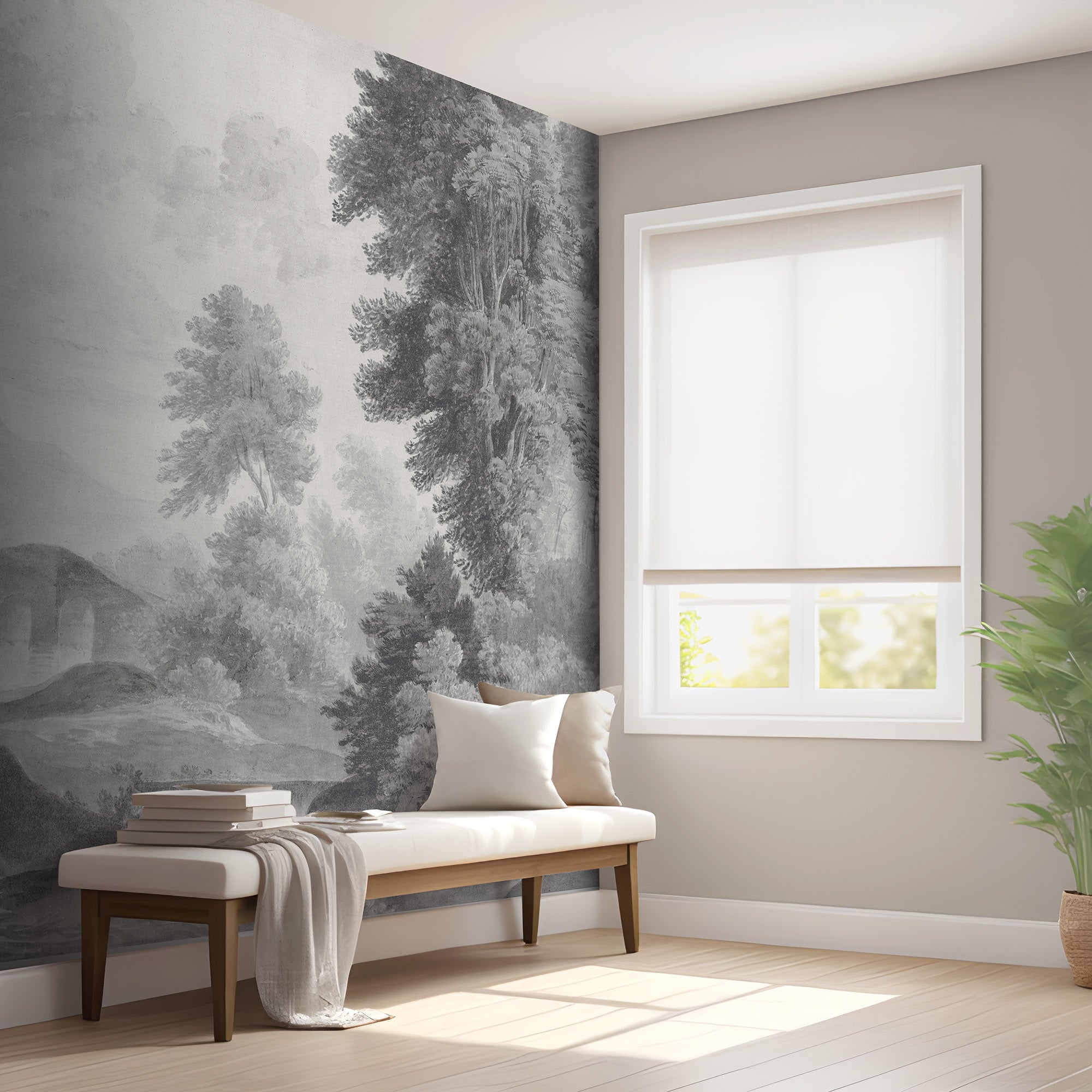 Chatsworth Ash Mural-Wall Mural, High Quality & Paste-the-Wall by ...