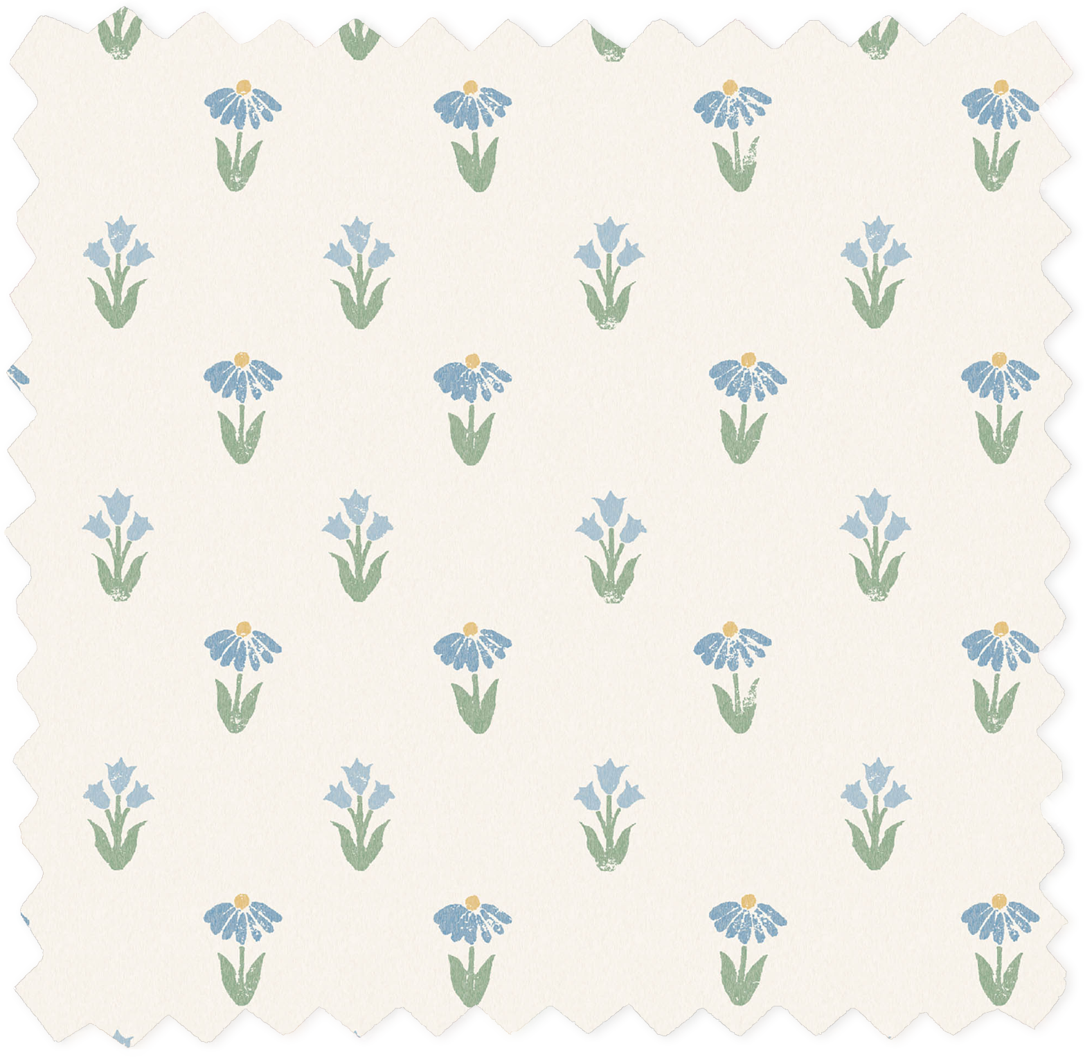 Lydia Cornflower Linen Fabric – Woodchip & Magnolia