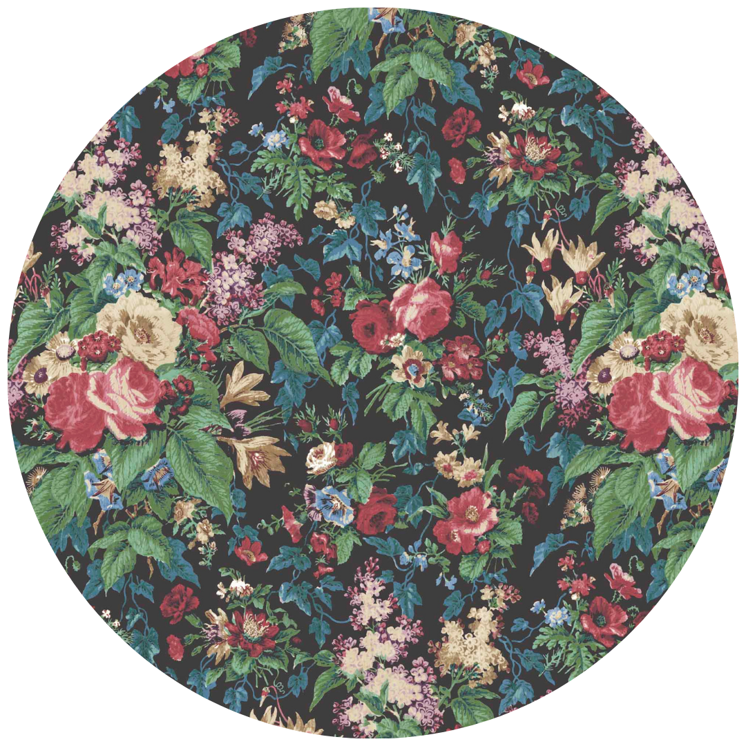 Cottagecore Noir Velvet Fabric By Woodchip & Magnolia