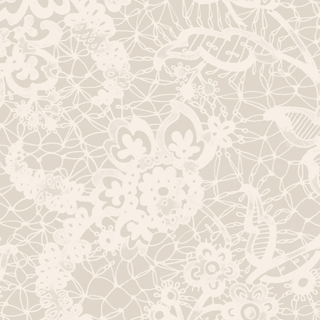 White Lace Pattern Background