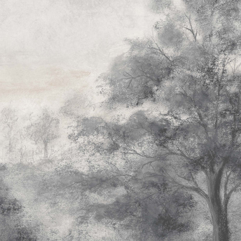 Quarlton Mural Mono – Scenic Landscape Wall Mural, Paste-the-Wall & Removable by Woodchip & Magnolia